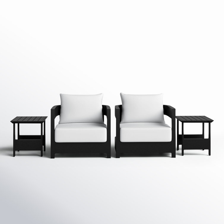 Everlee Patio Club Chair Seating Group